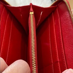 Tory Burch | Bags | Authentic Tory Burch Red Wallet | Poshmark